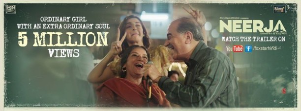 Neerja trailer crosses 5 million views | BollySpice.com – The latest ...