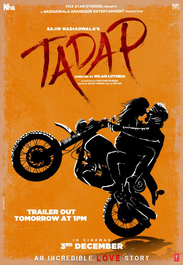 First Look into Tara and Ahan’s Tadap directed by Milan Luthria ...