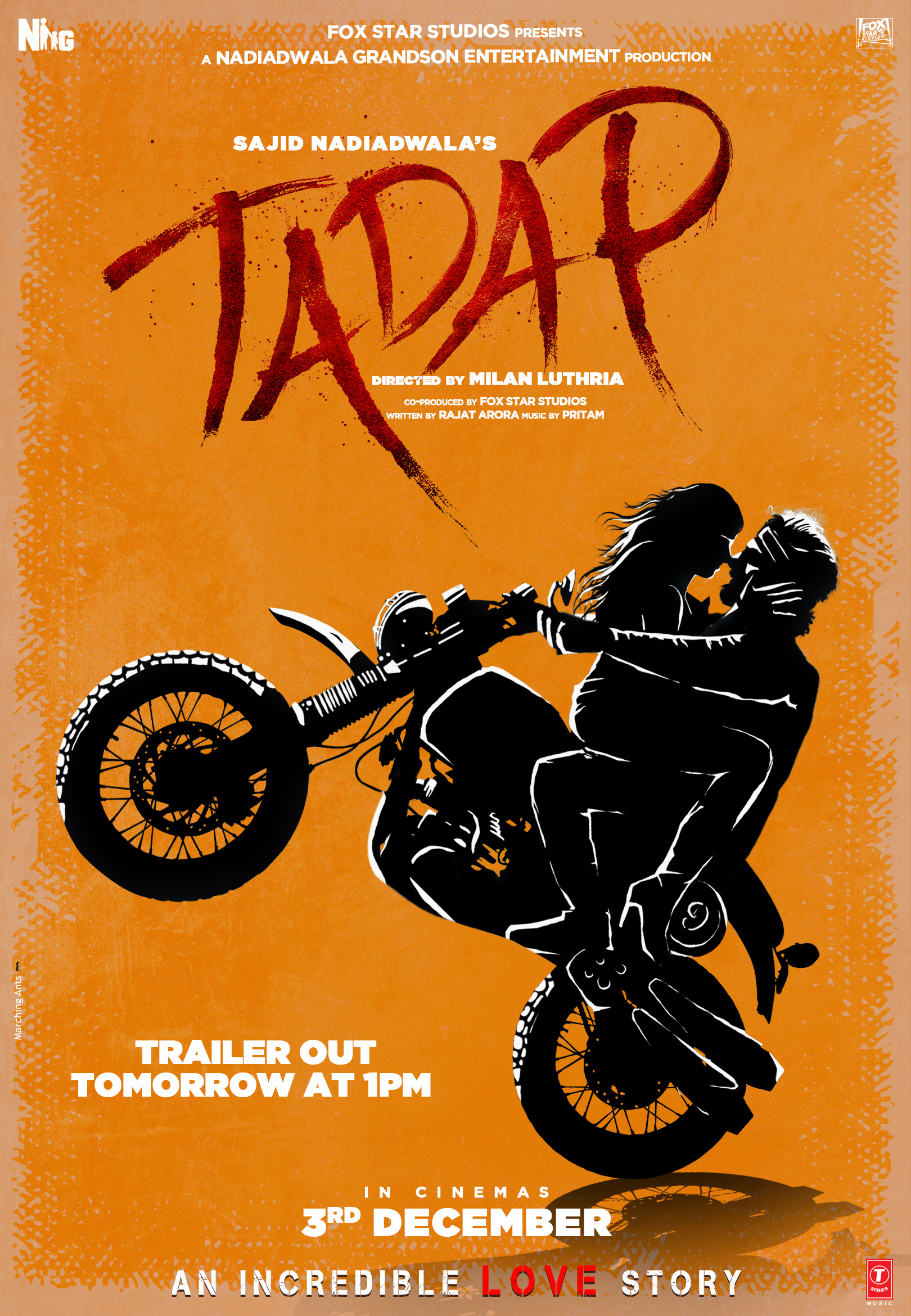 First Look into Tara and Ahan’s Tadap directed by Milan Luthria ...
