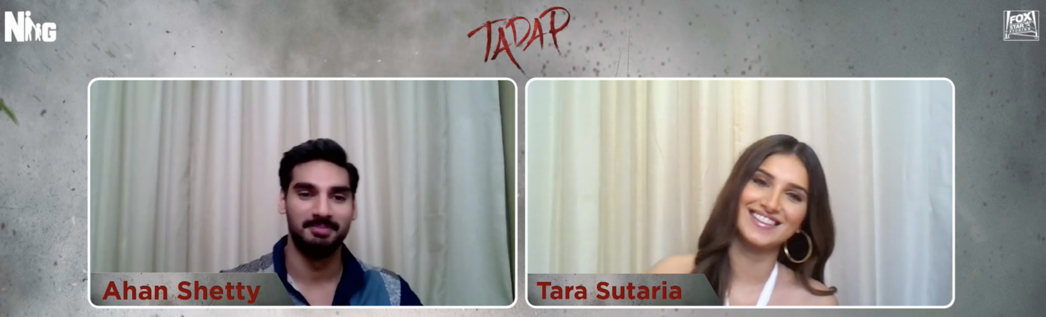 Ahan Shetty and Tara Sutaria open up about their romantic drama Tadap ...