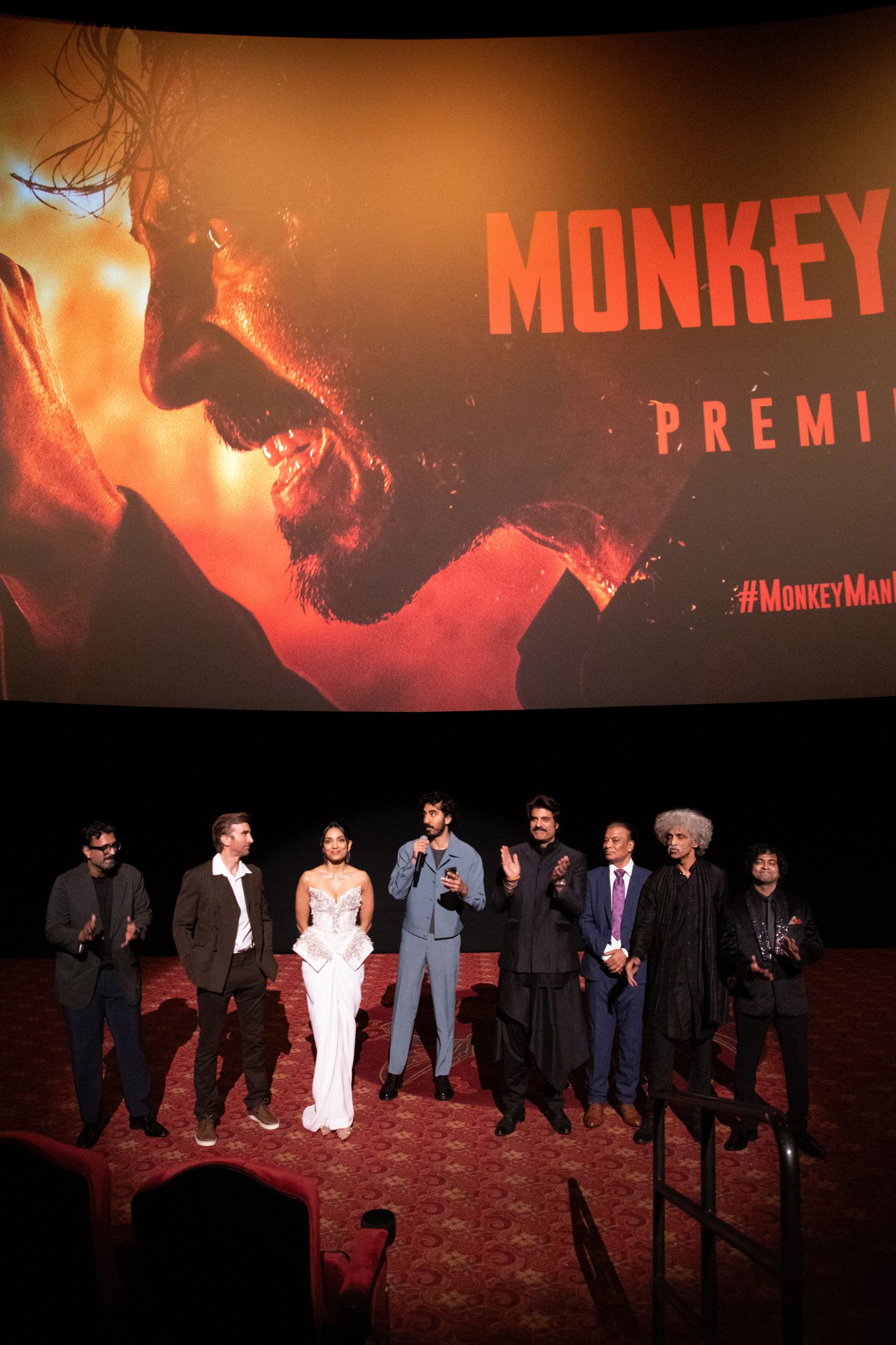 In Pictures: Dev Patel and the cast attend the premiere of Monkey Man ...