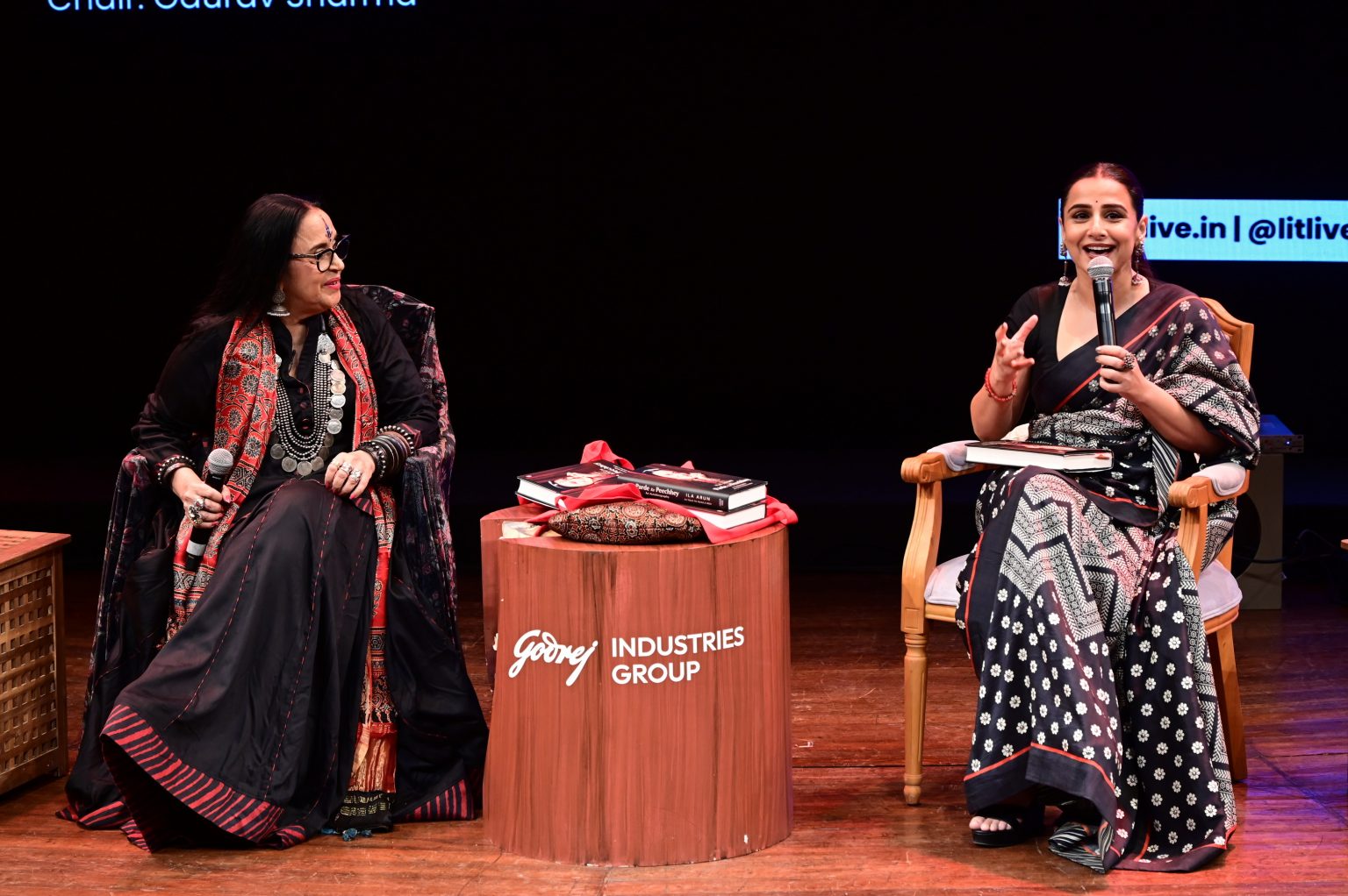 Ila Arun unveils her autobiography ‘Parde Ke Peechhey’ at Mumbai LitFest Lit, chats with Vidya ...