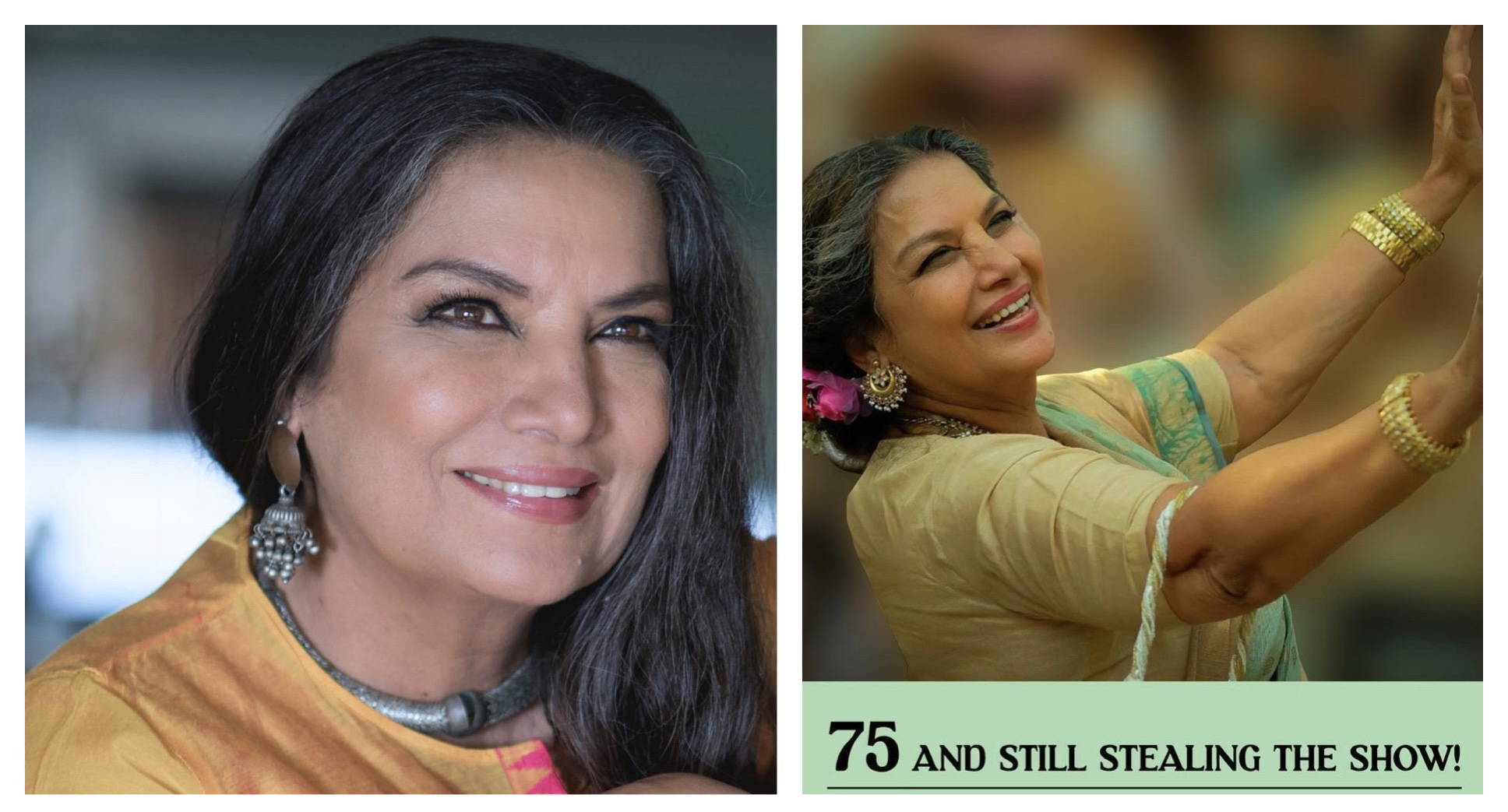Shabana Azmi Feels Blissed & Is In The Fun Mode on Her 75th Birthday | BollySpice.com – The ...